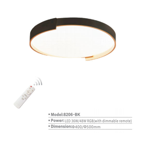 SL8206 RD Surface Light | LED Ceiling Lamp - 48W – ThatRenoStore